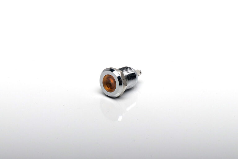 Alpinetech 12mm Indicator Light Yellow 12V LED – Midwest Panel Builders